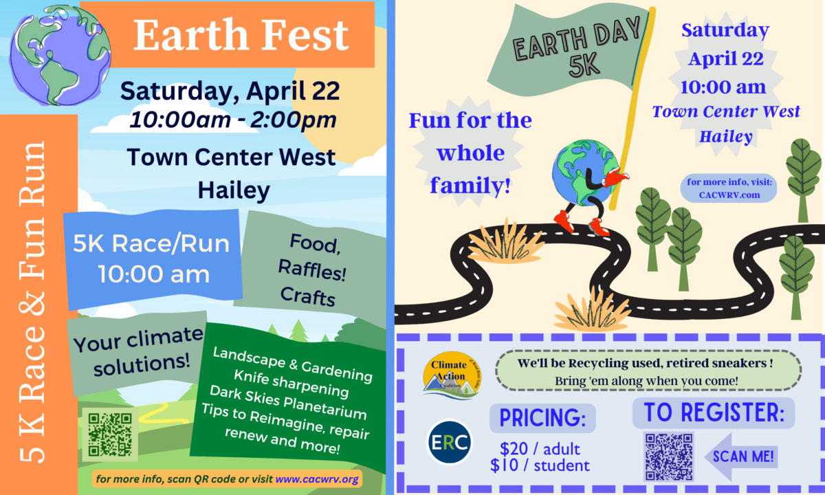 April 22 | Earth Fest by Wood River Valley Climate Action Coalition ...