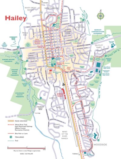 Wood River Valley Maps | Discover Wood River Valley - Hailey Chamber