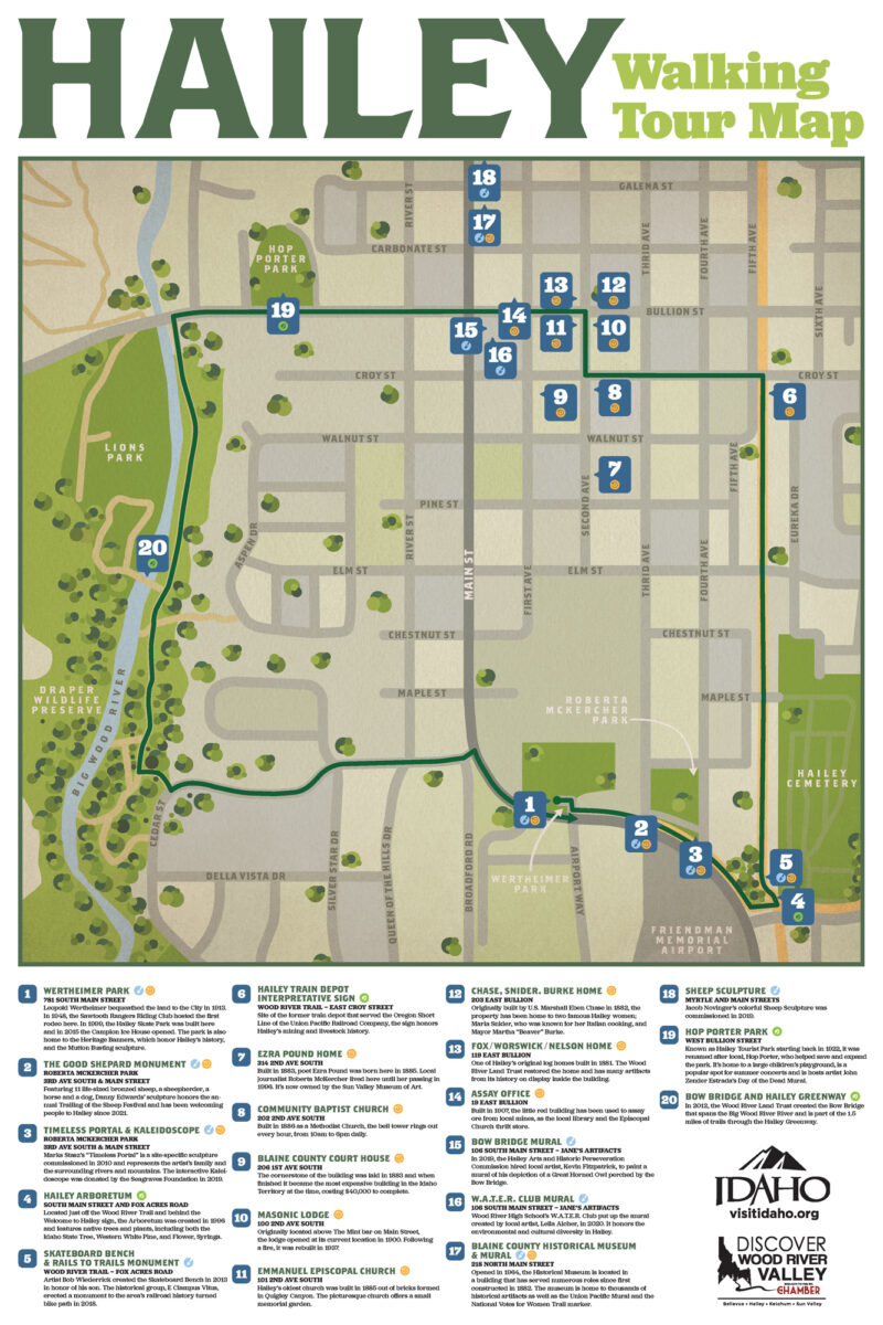 Wood River Valley Maps | Discover Wood River Valley - Hailey Chamber