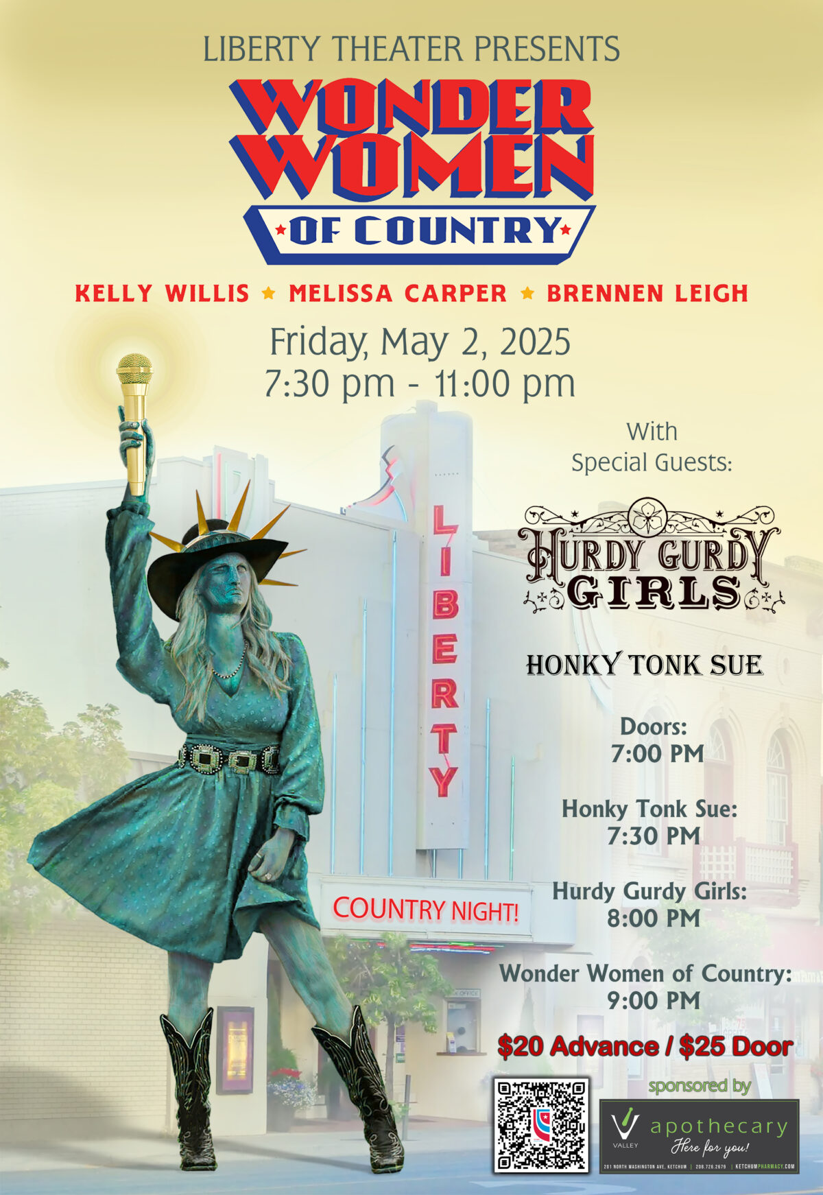 Liberty Theater Presents Wonder Women of Country - Valley Chamber