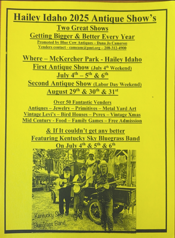 Hailey Idaho 2025 Antique Show - Valley Chamber